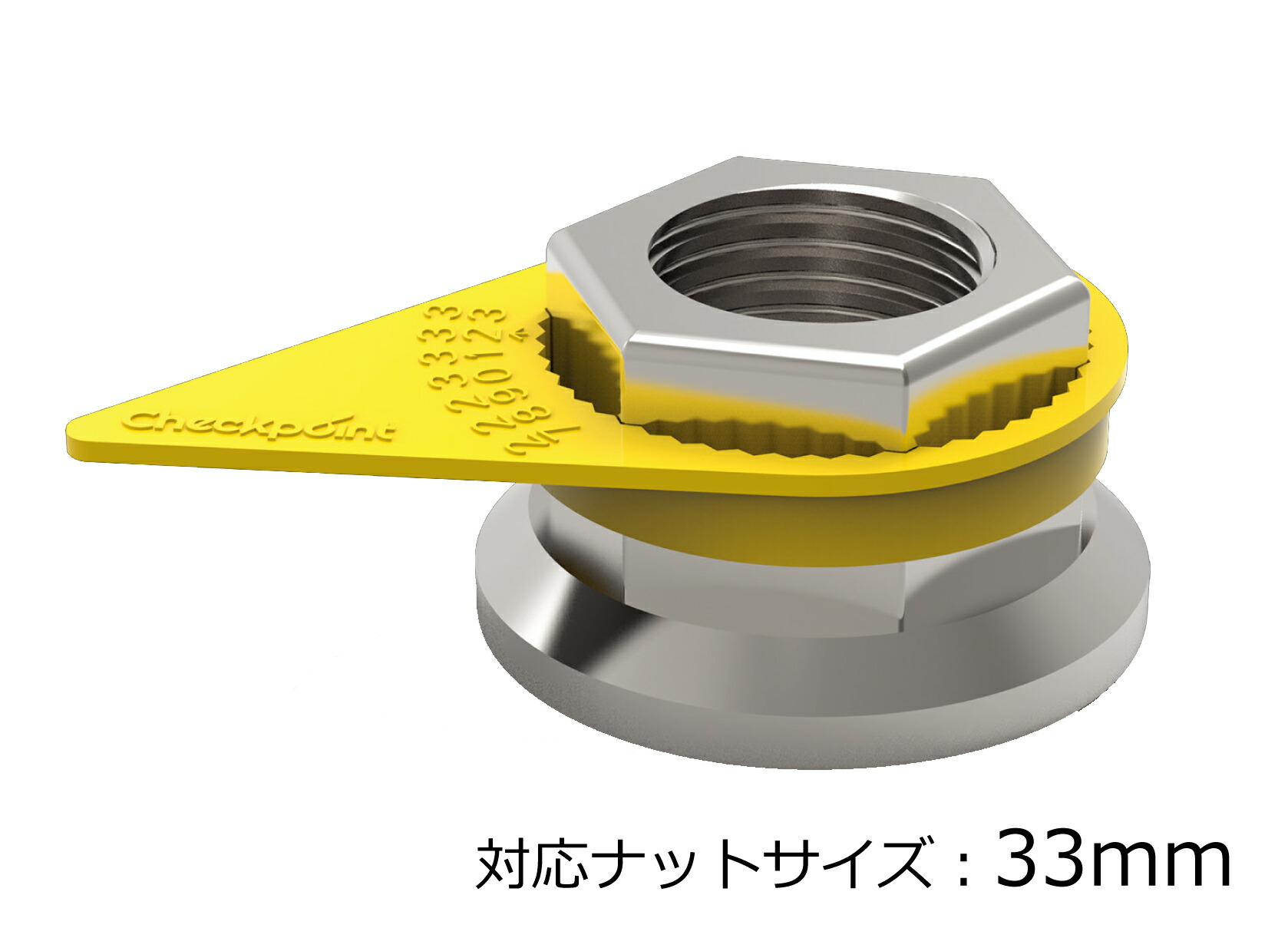 【楽天市場】チェックポイント 33mm 100個 ホイールナットインジケータ 緩み 確認 タイヤ ねじ ホイールチェック 安全 ...