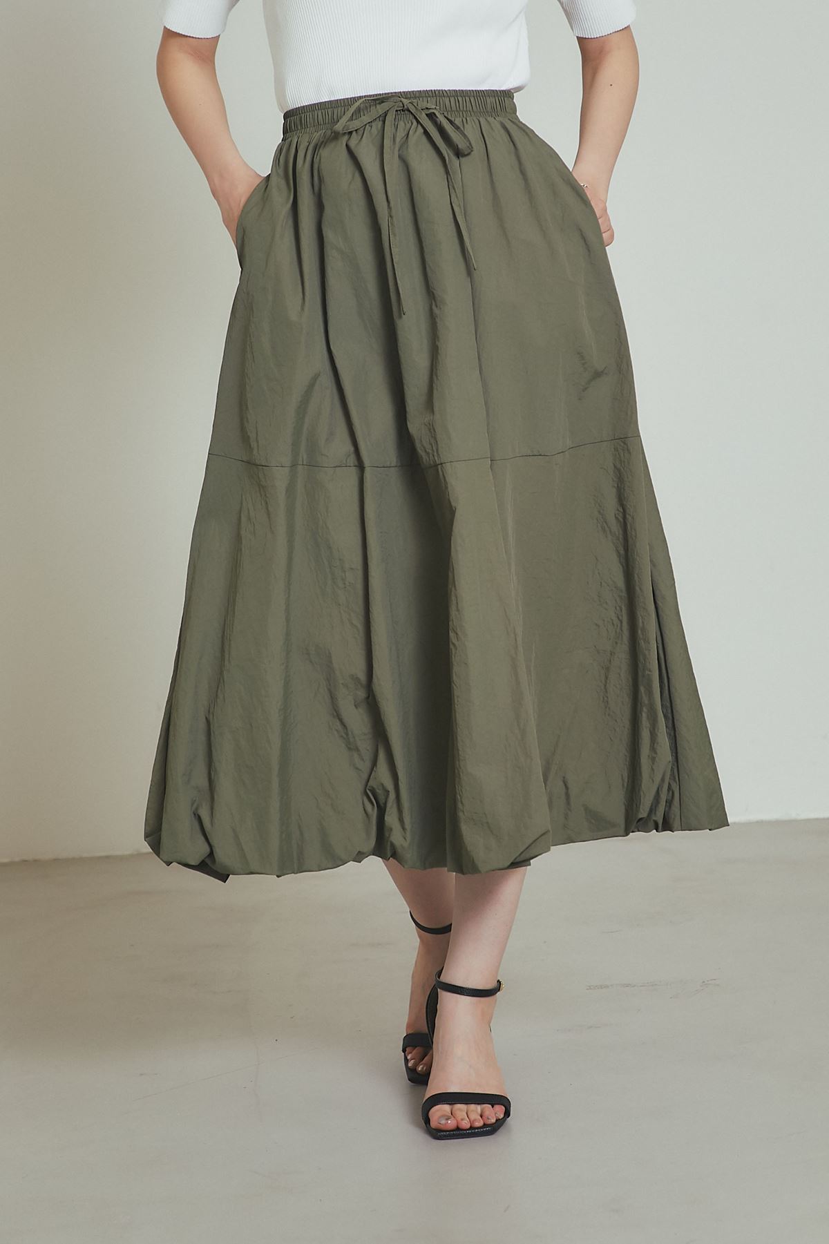 【楽天市場】4月24日 午前10:00 新発売ナイロンワッシャーバルーンスカートレディース スカート シンプル デイリー 大人 ノスタルジア NOSTALGIA：nostalgia