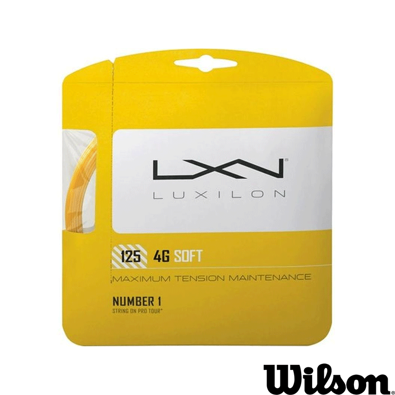 【楽天市場】Wilson ウィルソン 硬式テニスストリング ガット (単張)「LUXILON 4G SOFT ルキシロン 4G ソフト ...