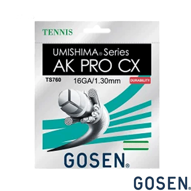 【楽天市場】GOSEN ゴーセン 「AK PRO CX AKプロ CX」TS760(17GA) 硬式テニスストリング ガット ナチュラル：ノー ...