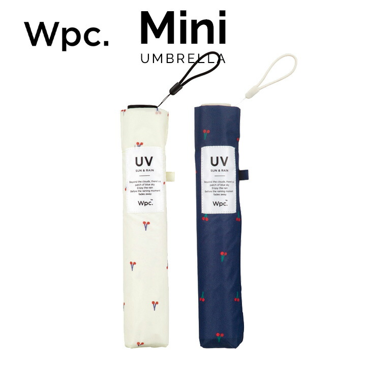 【楽天市場】【Wpc】 折りたたみ傘 軽量115g傘 エアライト チェリーmini ワールドパーティー：ヌウボーオンラインショッピング