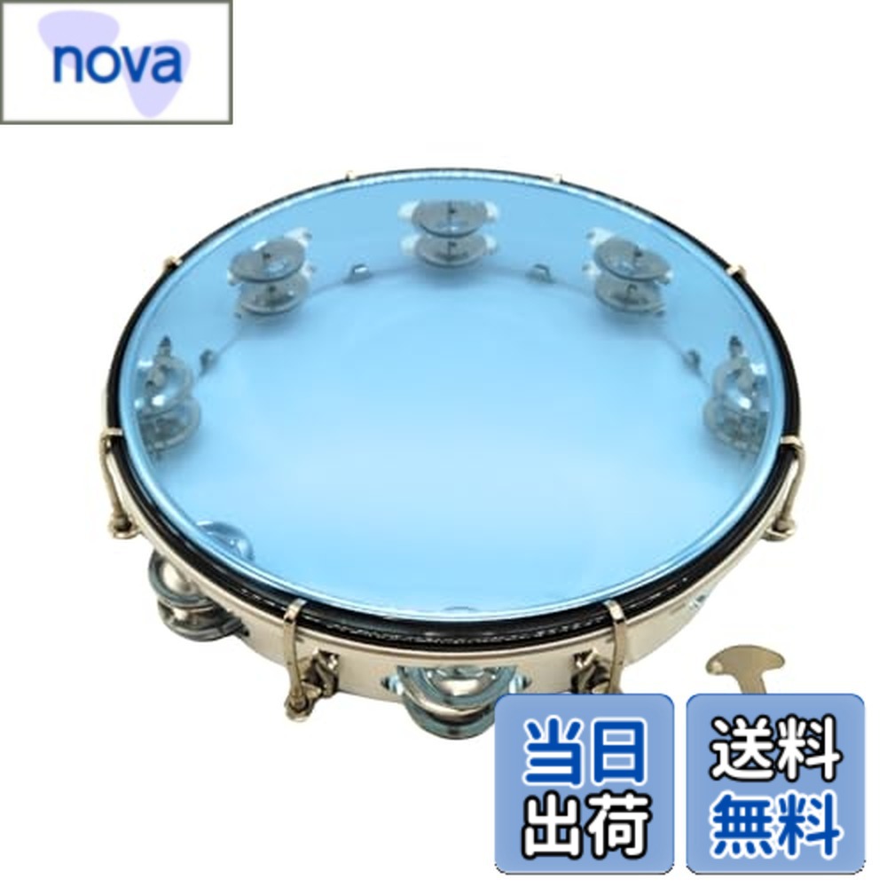 【楽天市場】【送料無料】COZENTA タンバリン 透明 2列 打楽器 音程 調節：nova