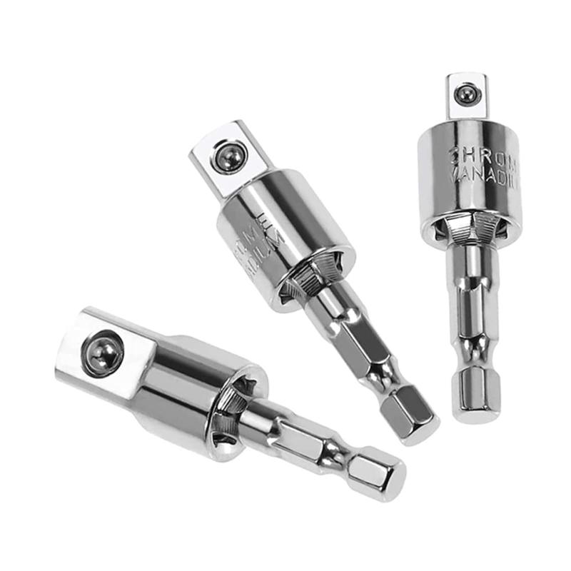 【楽天市場】YFFSFDC ソケットアダプターセット 六角軸用ソケット変換アダプター インパクト用 差込角6.35mm 1/4"/3/8"/1/2"ソケットレンチ 3本組：novolstore