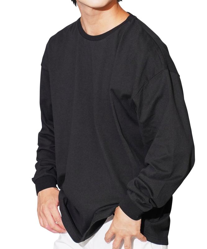 【楽天市場】[JIGGYS SHOP] ジギーズショップ ロンT クルーネック ルーズシルエット｜ Tシャツ 長袖Tシャツ 伸縮性 カットソー ...