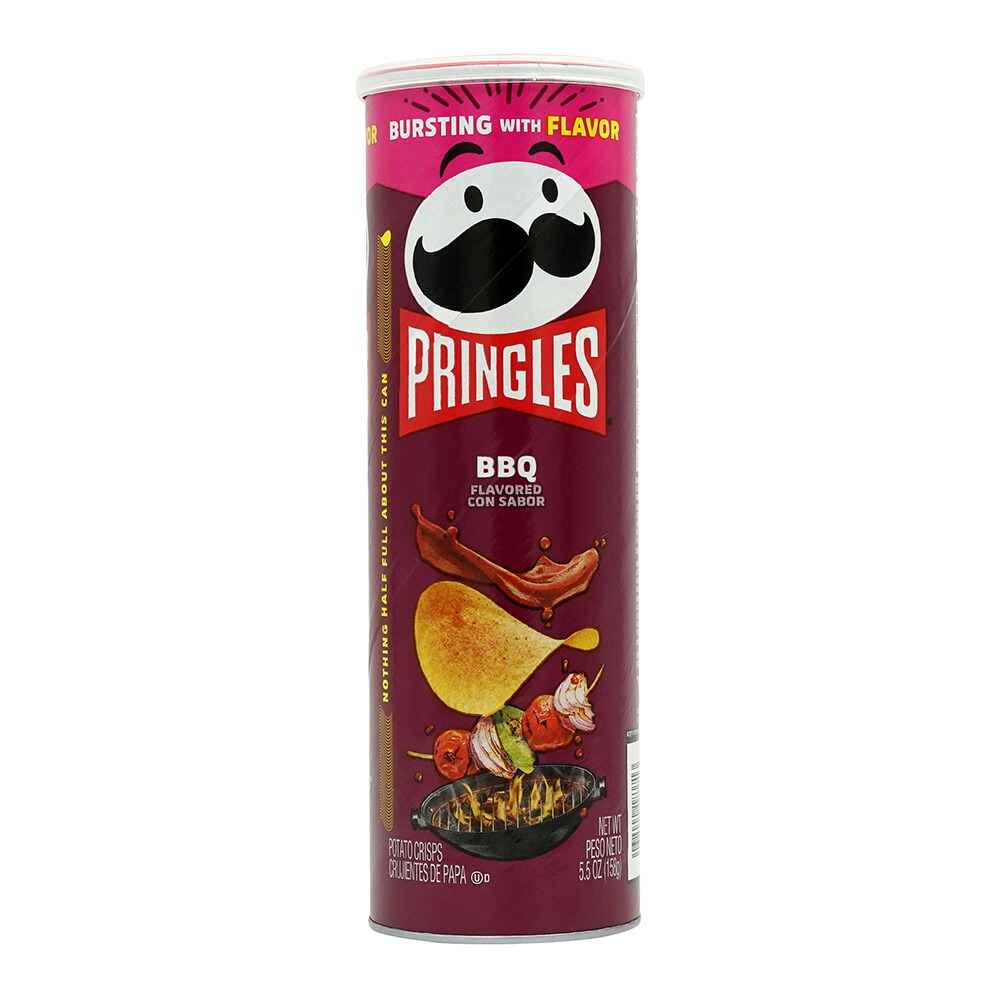 【楽天市場】Pringles, BBQ Flavored Potato Crisps, 5.5oz：NOW FOODS JAPAN