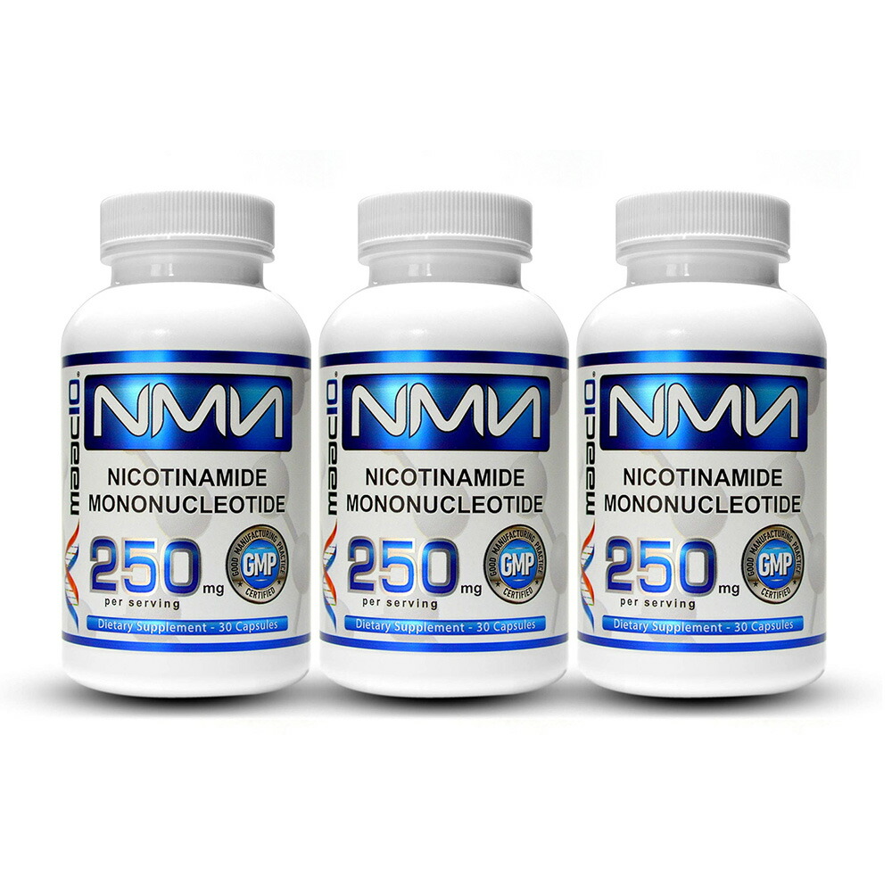 【楽天市場】MAAC10, 3-SET NMN (Nicotinamide Mononucleotide) 250mg 30Capsules ...