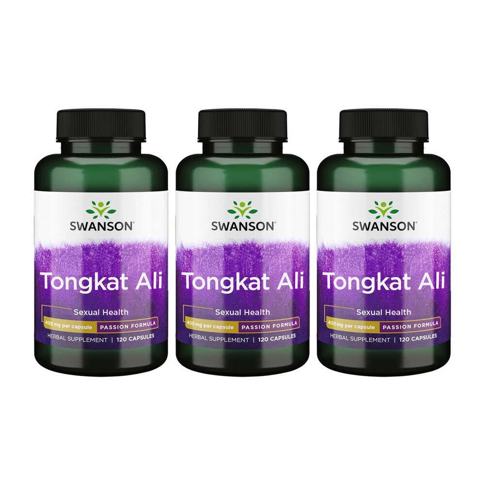 【楽天市場】【送料無料】 3個セット トンカットアリ 400mg 120粒 カプセル スワンソン【Swanson】Tongkat Ali ...