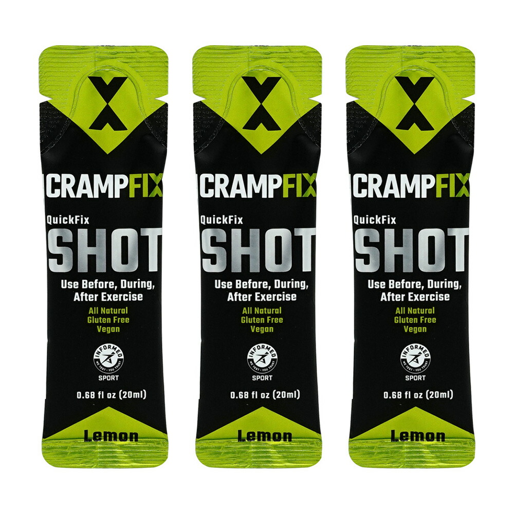 【楽天市場】CrampFix, 3-SET QuickFix Shot Lemon, 0.68fl oz：NOW FOODS JAPAN
