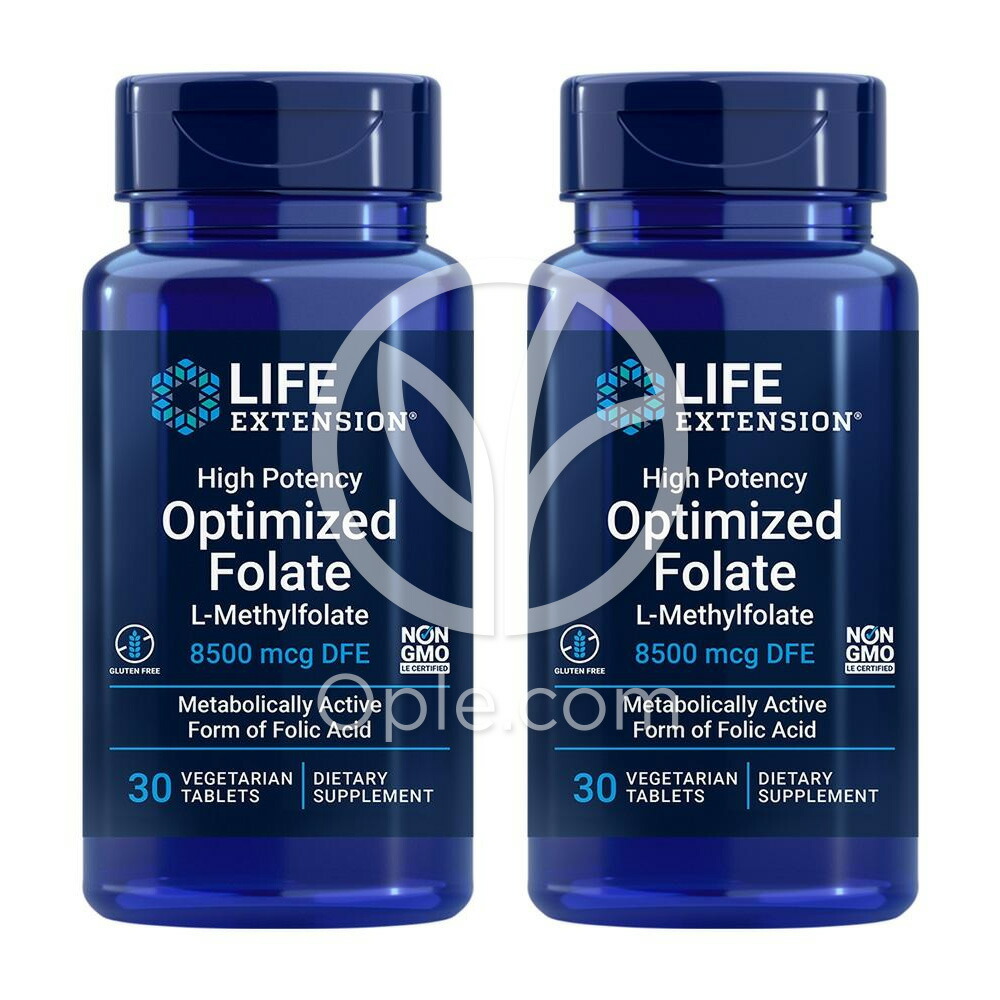 【楽天市場】Life Extension, 2-SET High Potency Optimized Folate, L ...