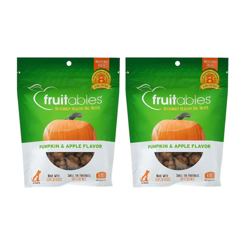【楽天市場】Fruitables, 2-SET Baked Deliciously Healthy Dog Treats Pumpkin ...
