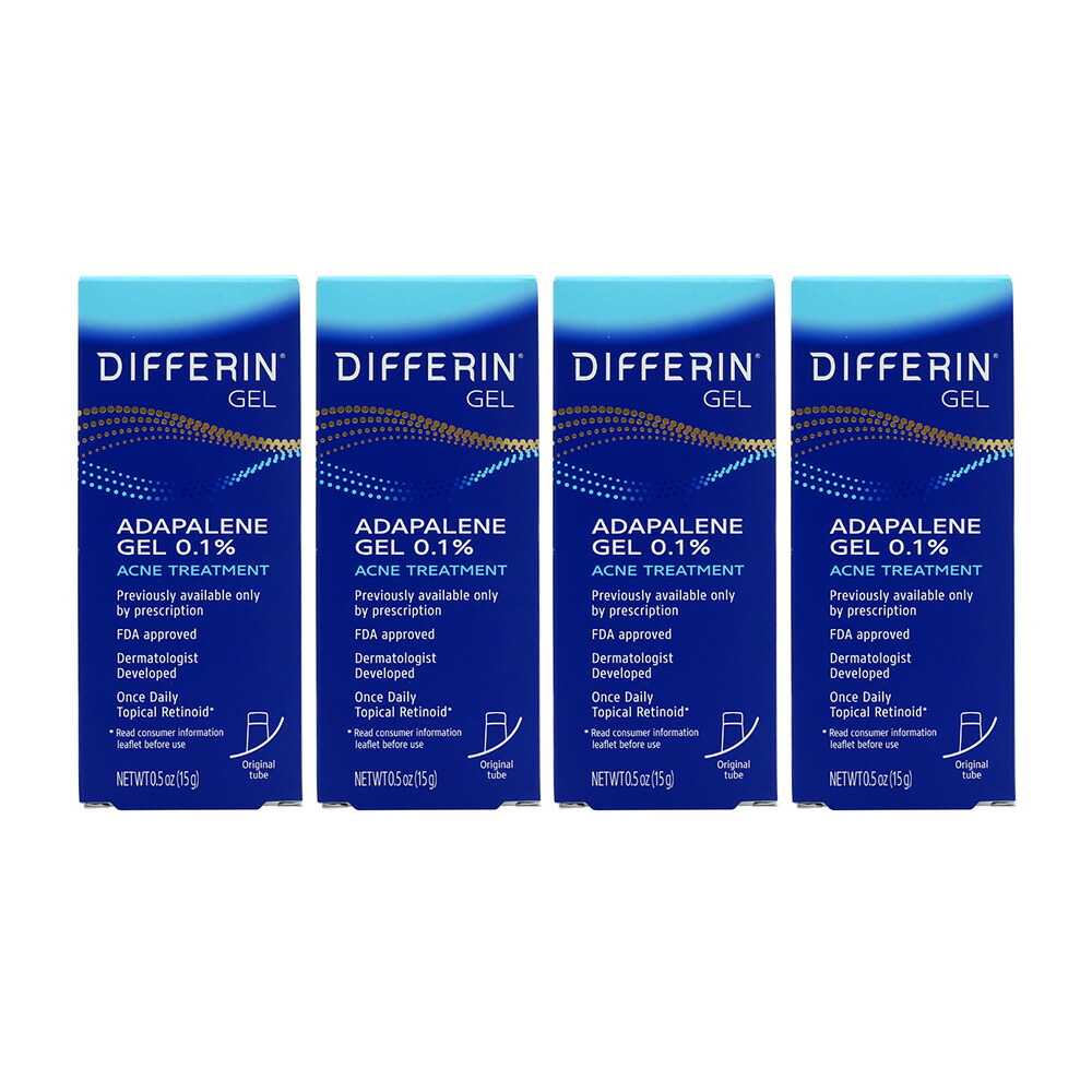【楽天市場】Differin, 4-SET Differin Adapalene Gel 0.1% Acne Treatment ...