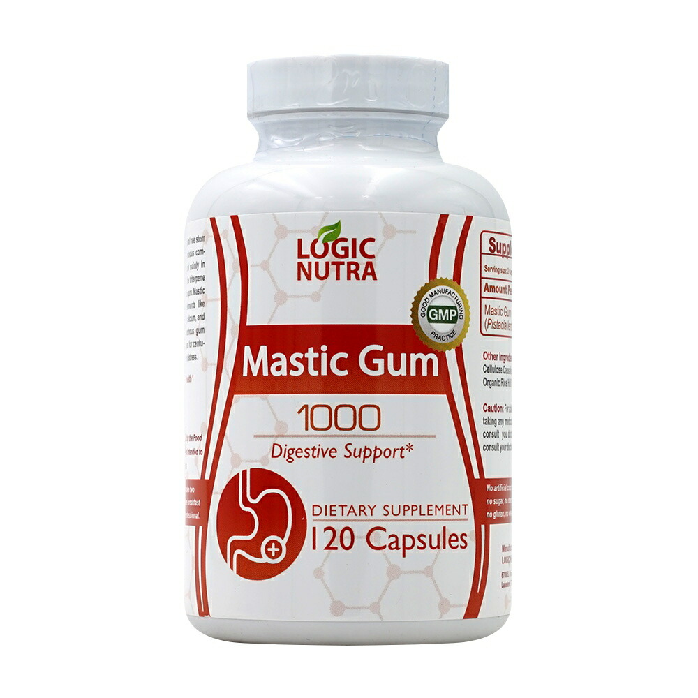 【楽天市場】【送料無料】 ロジックニュートラ マスティックガム 1000 120 粒【Logic Nutra】Mastic Gum 1000 ...