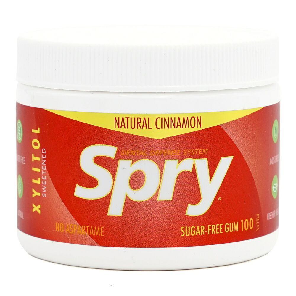 【楽天市場】Xlear, Spry Xylitol Gum, Cinnamon 100Pieces：NOW FOODS JAPAN