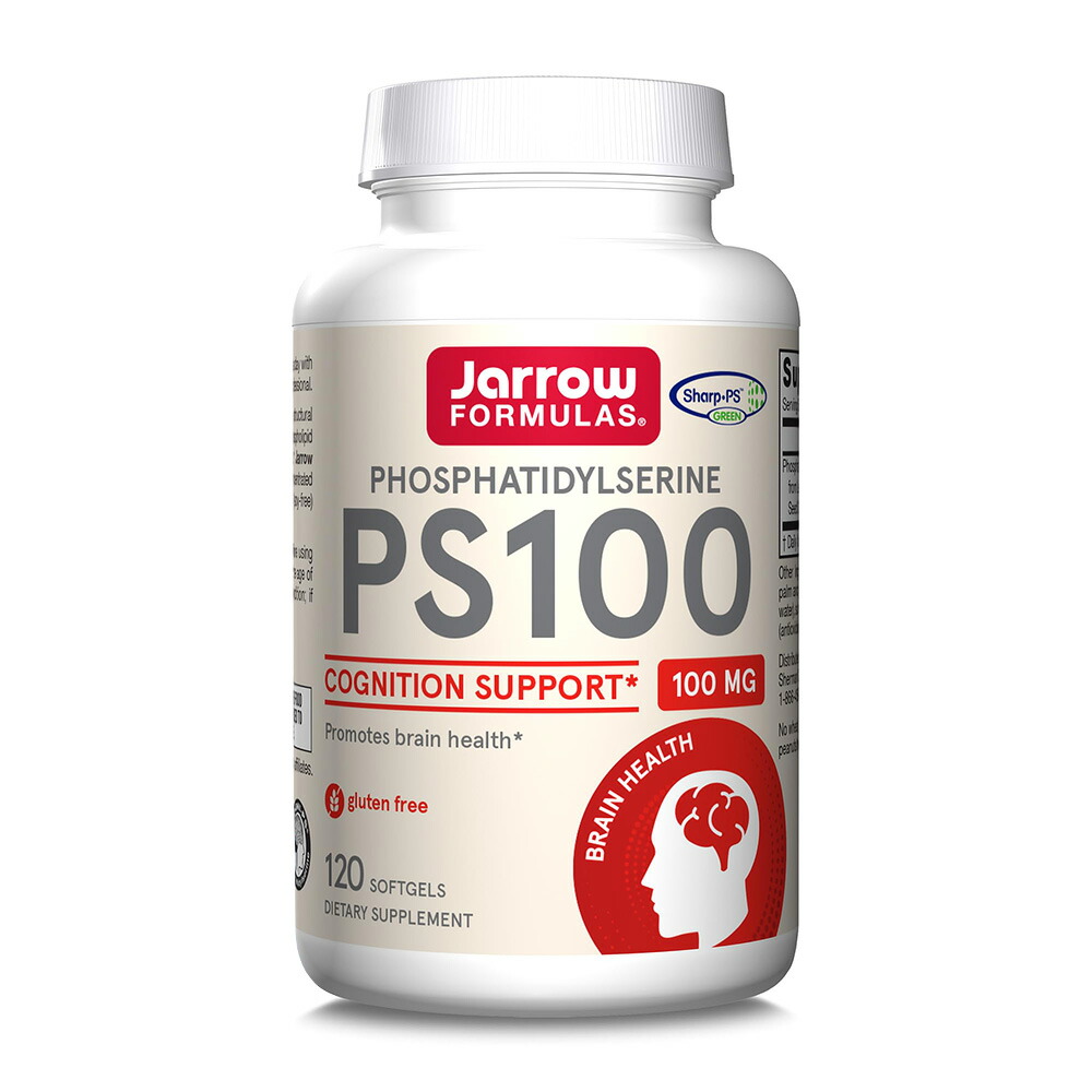 【楽天市場】【送料無料】 ホスファチジルセリン 100mg 120粒 ソフトジェル ジャローフォーミュラズ【Jarrow Formulas ...