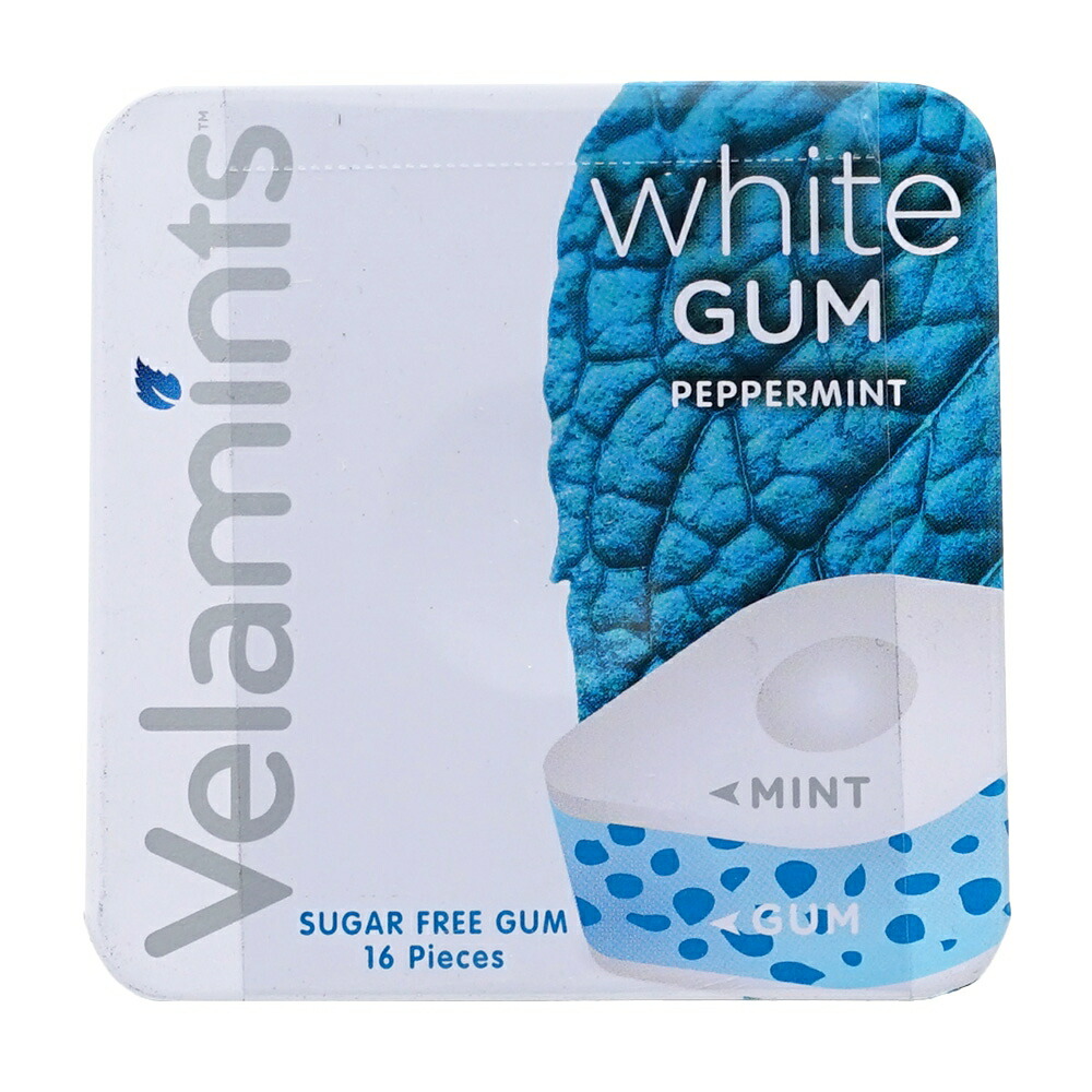 【楽天市場】【送料無料】 ヴェラミンツ ホワイトガム ペパーミント 16個入り トレーダージョーズ トレジョ ガム ベラミンツ【Trader ...