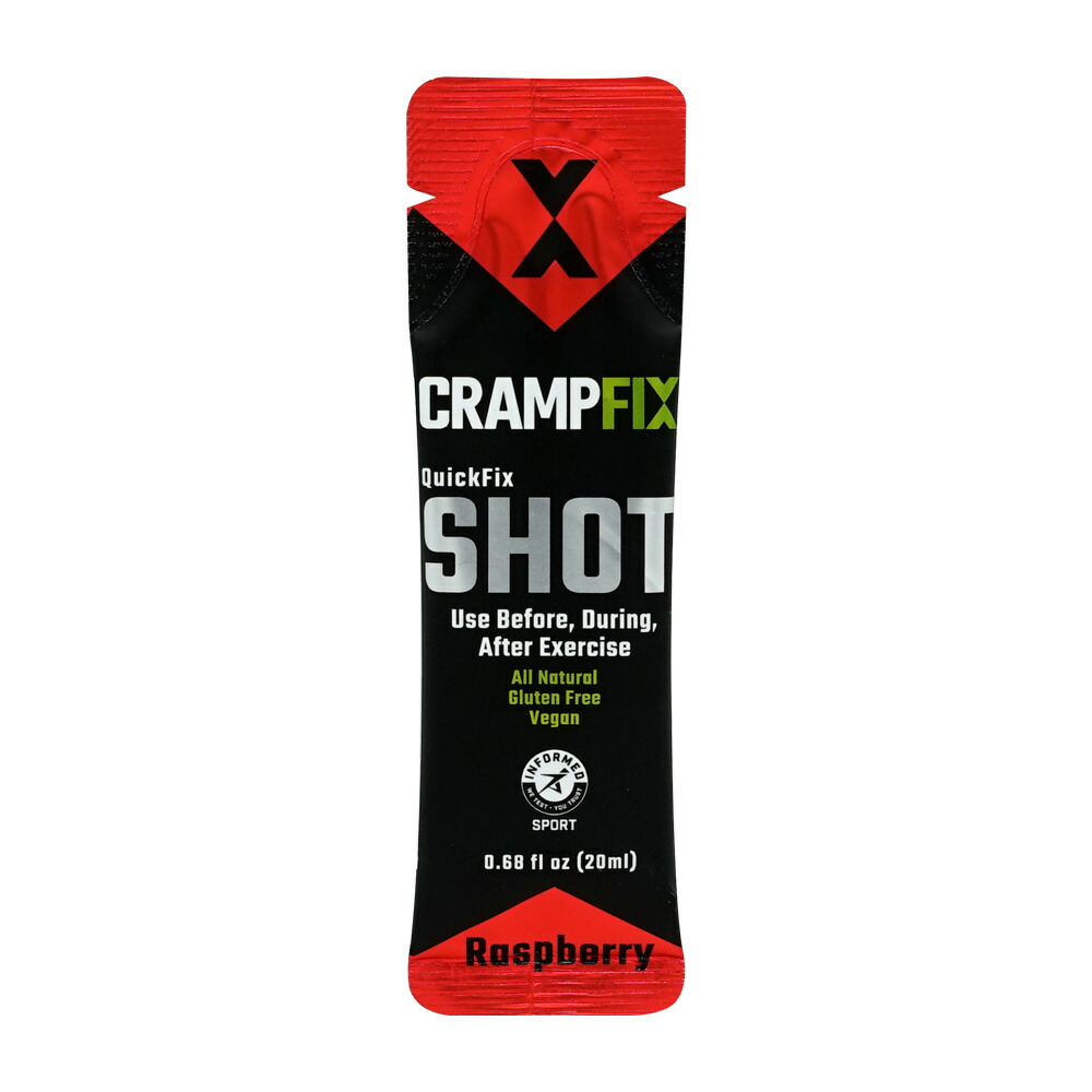【楽天市場】CrampFix, QuickFix Shot Raspberry, 0.68fl oz：NOW FOODS JAPAN