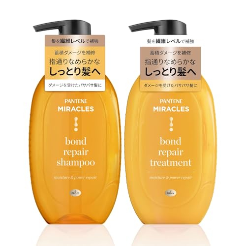 【楽天市場】パンテーンミラクルズ シャンプー・トリートメント ポンプ 440g+440g ボンドリペアシリーズ モイスチャー&パワーリペア セット買い：NRFオンラインショップ