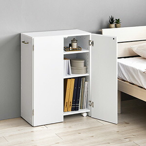 【楽天市場】\ページ限定・マジッククロス付／ 扉付き ブックシェルフ 幅60 VKB-7277：NSTショッピング