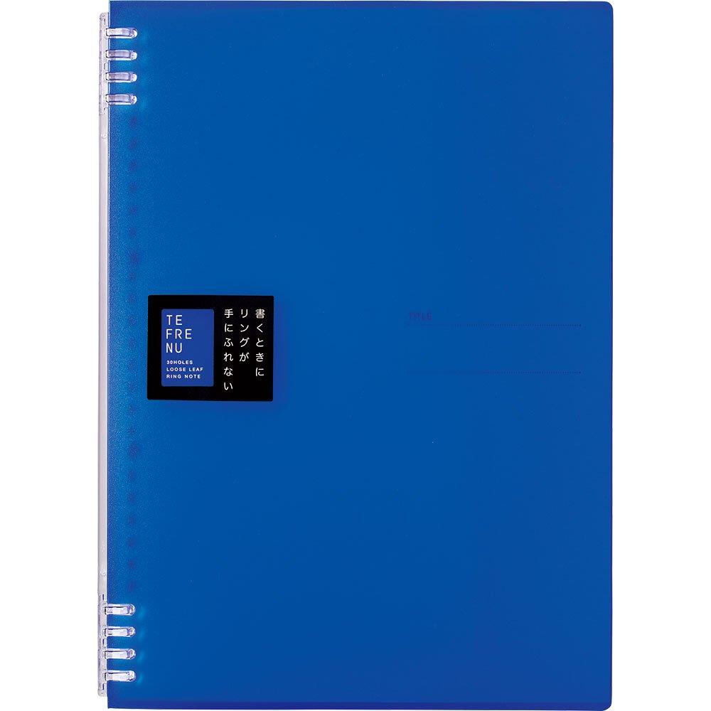 【楽天市場】キングジム リングノート テフレーヌ 30穴 A4タテ 青 9856TTE-B：NUvemshop楽天市場店