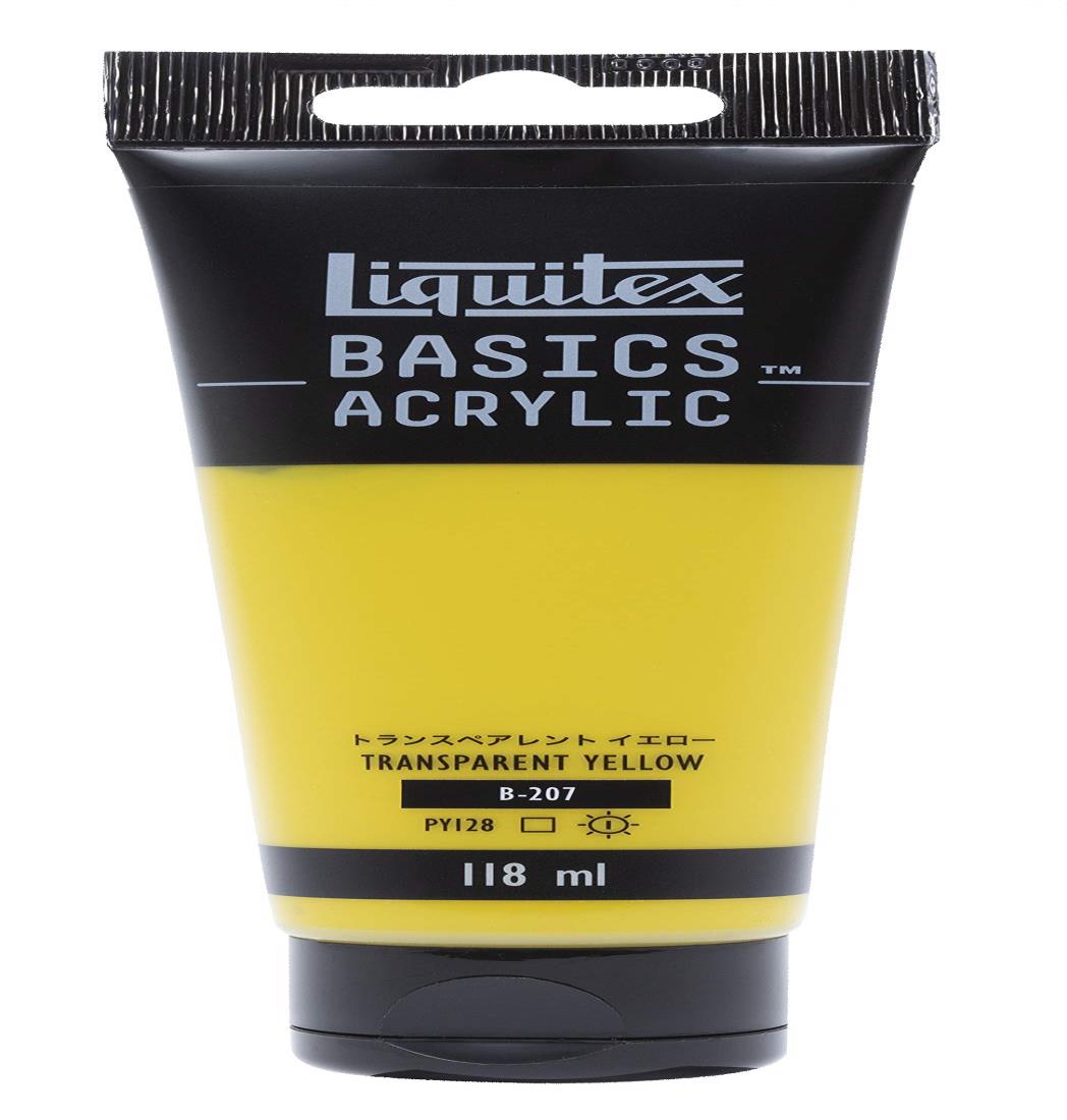 【楽天市場】リキテックス アクリル絵具 リキテックス ベーシックス トランスペアレントイエ ロー B-207 118ml：NUvemshop楽天市場店