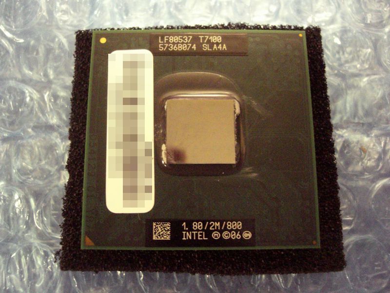 【楽天市場】中古CPUモバイル用 Core2Duo T7100 1.8GHz/2M/800MHz Socket P SLA4A：NW工房