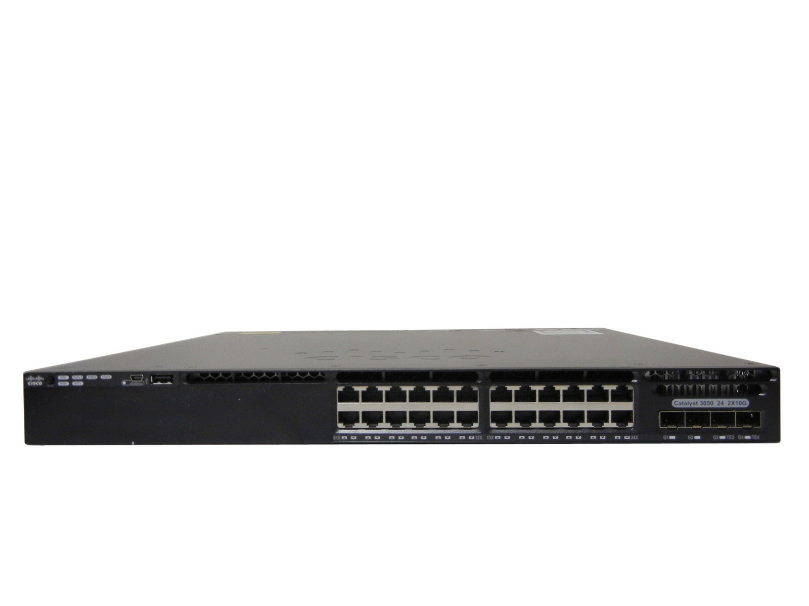 【楽天市場】【中古】Cisco Catalyst 3650-24TD-E Stackモジュール付き（WS-C3650-24TD-E） 電源二重 ...