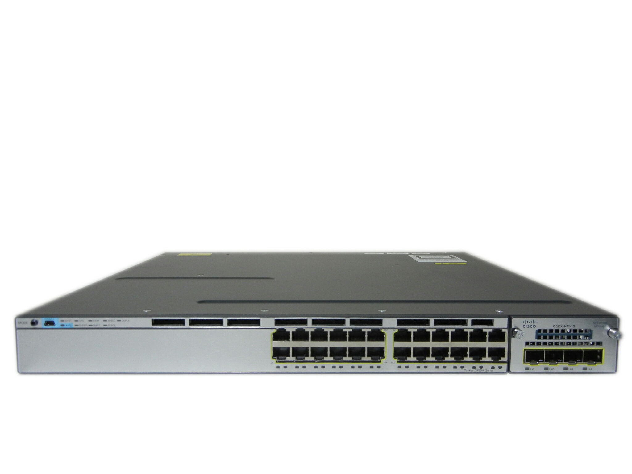 【楽天市場】【【中古】Cisco Catalyst 3750X-24T-S (WS-C3750X-24T-S) ipservicesライセンス ...