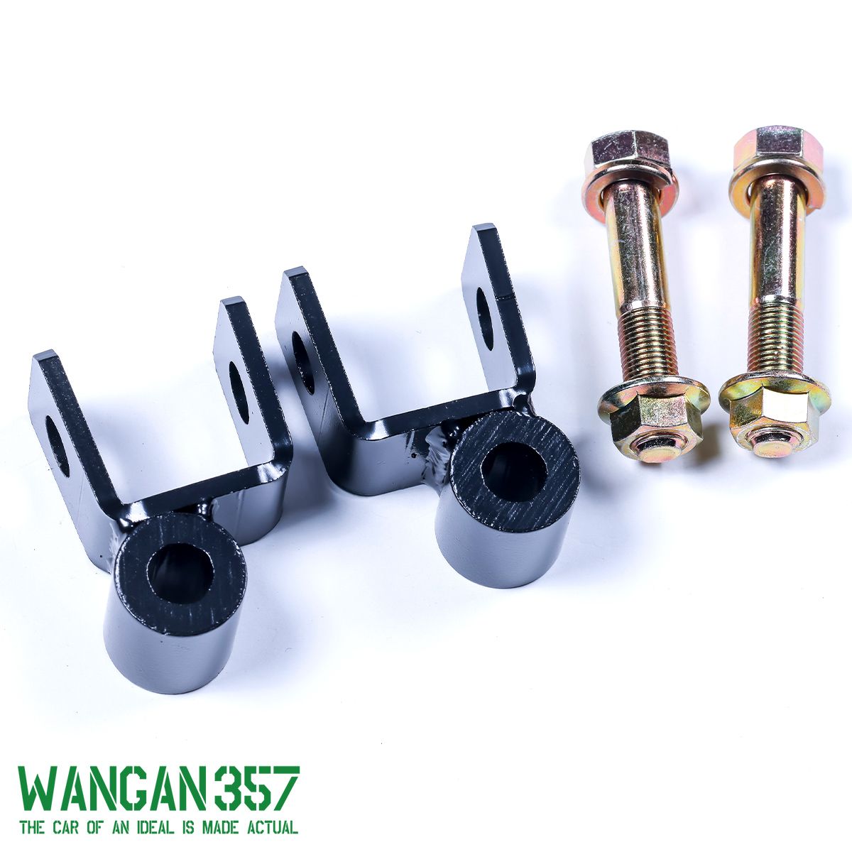 【楽天市場】S300系 S320 S321 S330 S331 ハイゼットカーゴ デッキバン WANGAN357 延長ブラケット 35mm リアショック 2個セット リフトアップ：わくわくファイネスト