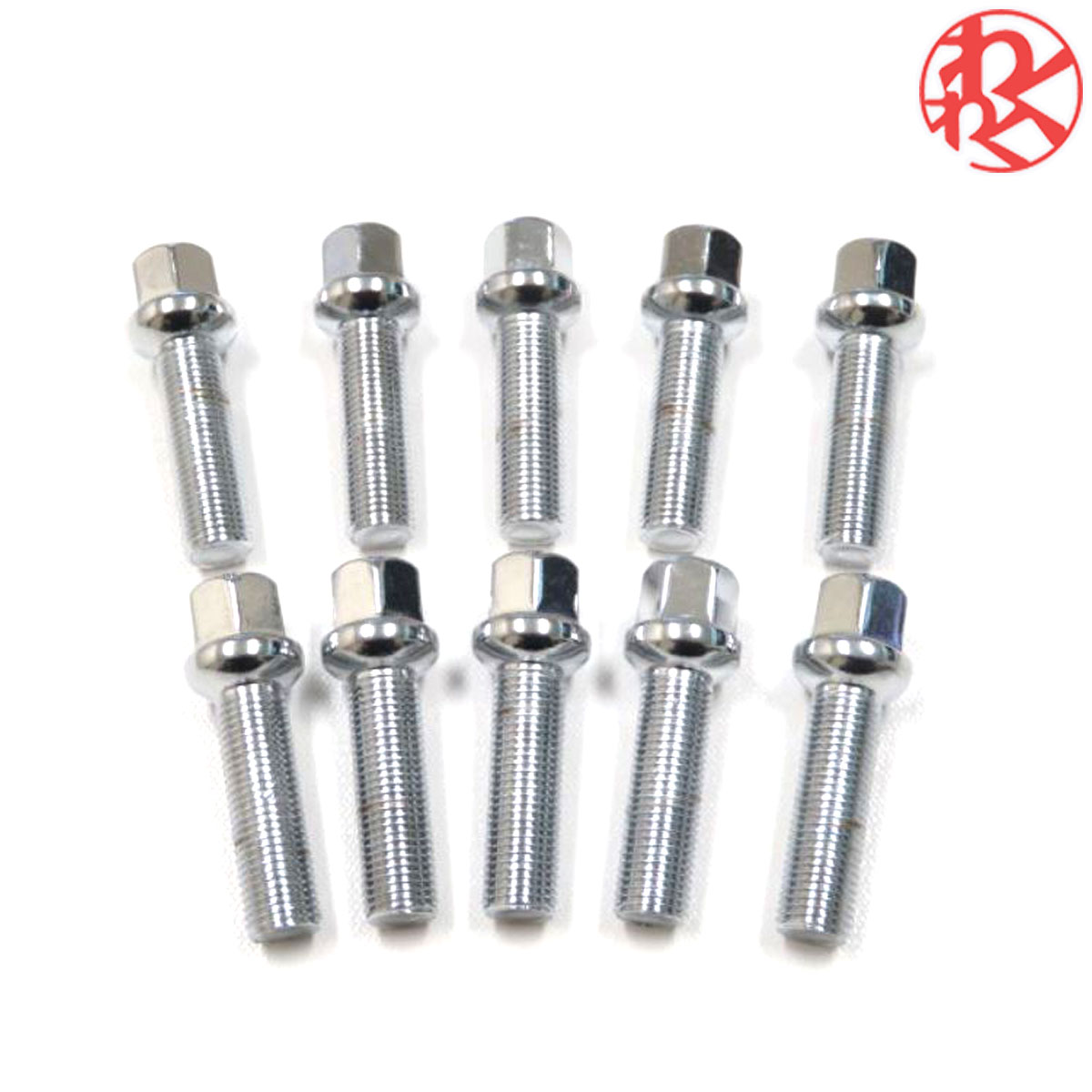 【楽天市場】DS ボルト DSBOLT008 M14×P1.50 R14球面座 HEX17 首下45mm 10本 クロームメッキ処理済み 強度区分10.9 高強度 新品 在庫有り!：わくわく ...