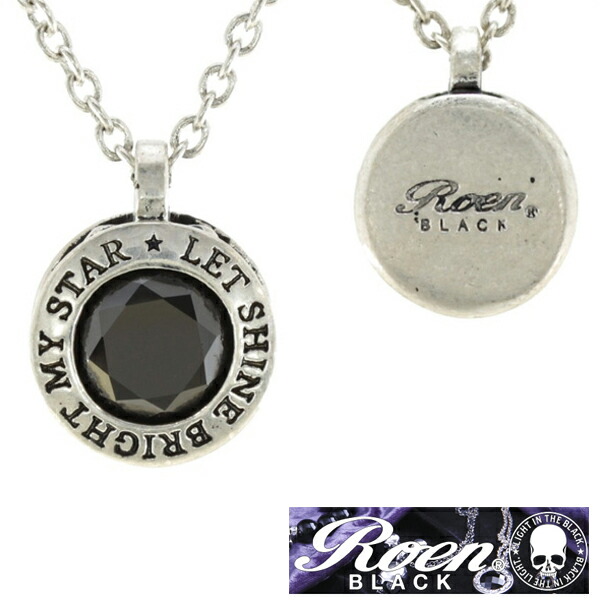 【楽天市場】【即納】Roen BLACK ロエン ブラック スター ペンダント ネックレス RO-605 シルバーカラー キュービックジルコニア RoenBLACK ロエンブラック ...