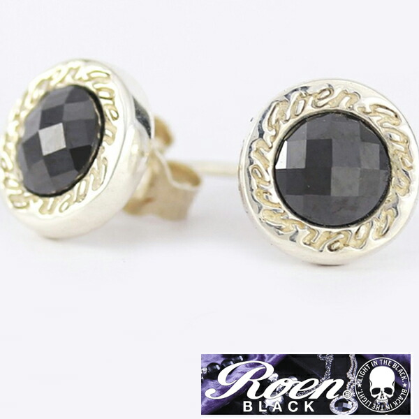 【楽天市場】【即納】Roen BLACK ロエン ブラック キュービックジルコニア スタッド ピアス RO-103 RoenBLACK ロエンブラック アクセサリー シルバー アクセサリー ...