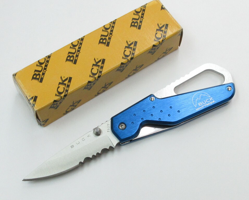 【楽天市場】バック ナイフ 752 アプローチ ブルー 台湾製 (K-216) BUCK：阿佐ヶ谷 しんかい