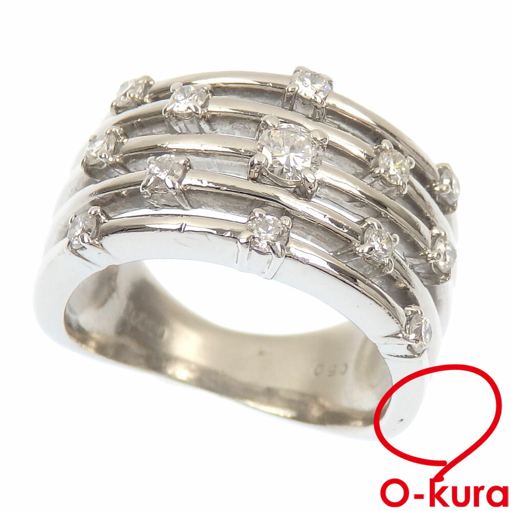 【楽天市場】【中古】 ダイヤモンド リング レディース Pt900 13.5号 0.50ct 14.0g プラチナ 指輪：大蔵質店