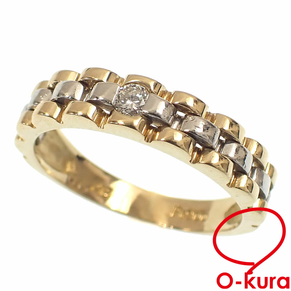 【楽天市場】【中古】 ダイヤモンド リング レディース K18YG Pt900 9号 0.05ct 3.1g 18金 750 イエローゴールド 指輪：大蔵質店