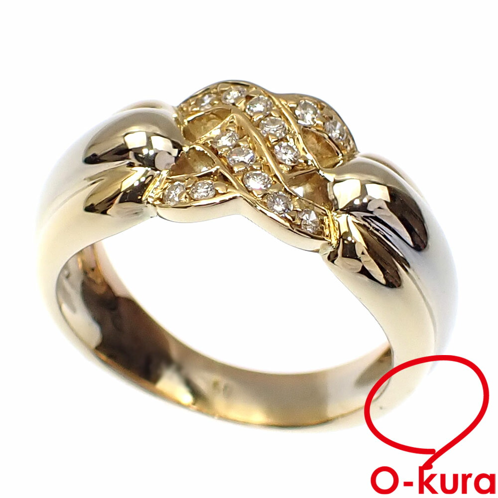 【楽天市場】【中古】 カルティエ ナジャ リング レディース ダイヤモンド K18YG/WG/PG 10号 #50 6.0g 18金 750 ...