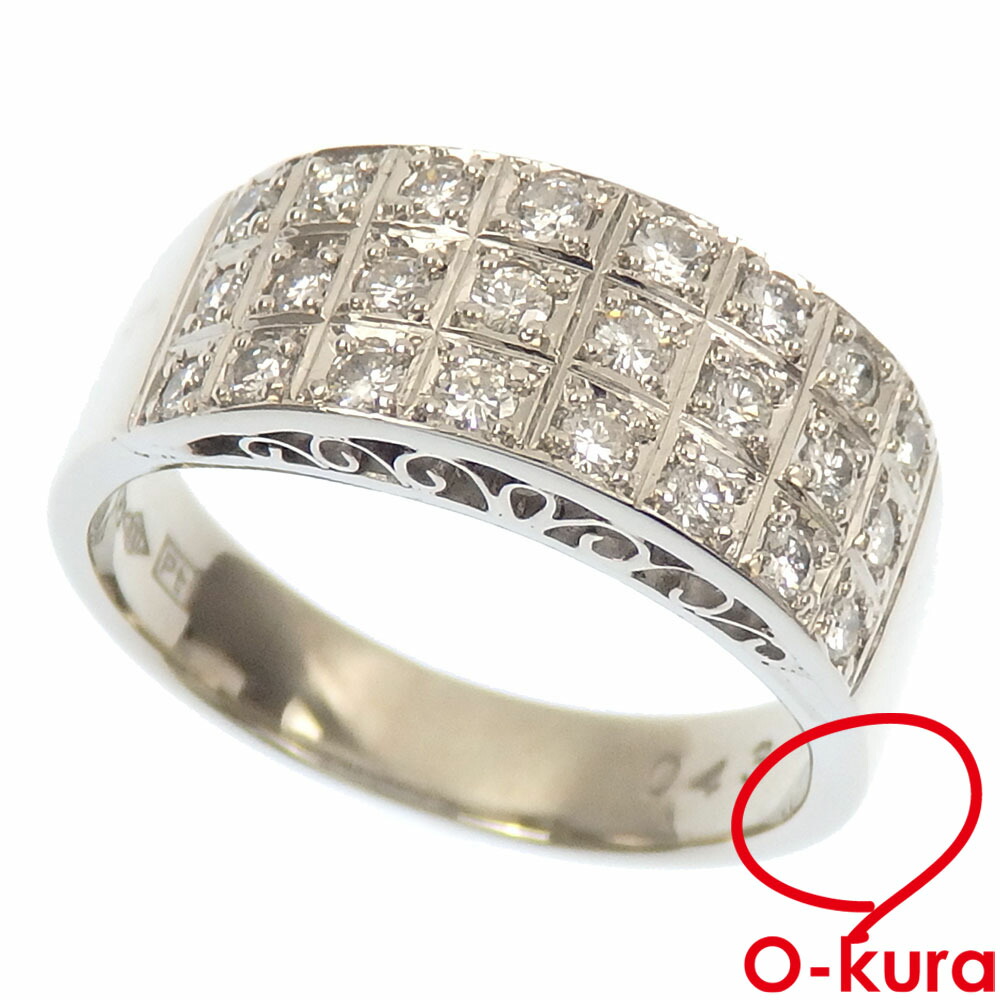 【楽天市場】【中古】 ダイヤモンド リング レディース Pt900 12号 0.43ct 7.6g プラチナ 指輪：大蔵質店