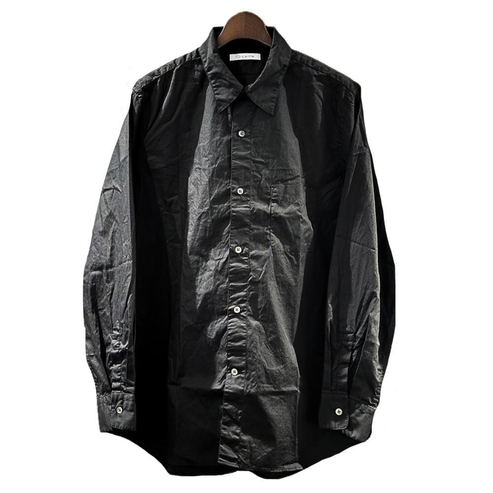【楽天市場】CATTA（カッタ）REGULAR COLLAR SHIRT (BROAD) BLACK [RG-03]：o-mureys