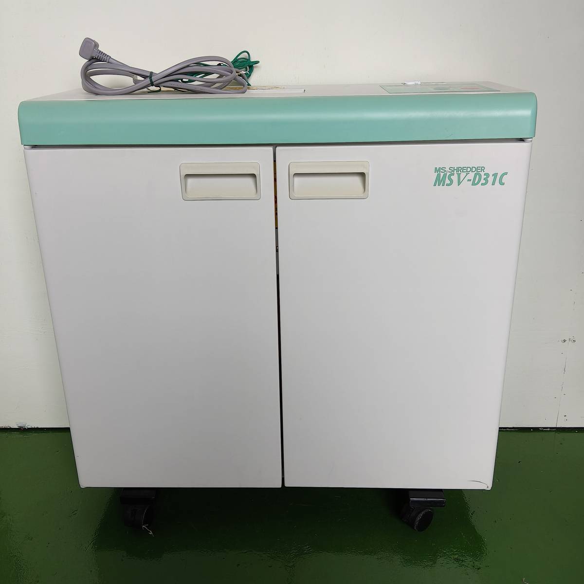 【楽天市場】【中古】搬入設置無料 明光商会 MSシュレッダー MSV-D31C 業務用 投入口A3サイズ 省スペースタイプ：OA侍とバルブ忍者