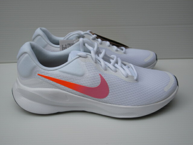 【楽天市場】【送料無料】ランニングシューズ ナイキ NIKE ウィメンズ レボリューション7 FB2208 104 ホワイト/ピンク 婦人 ...
