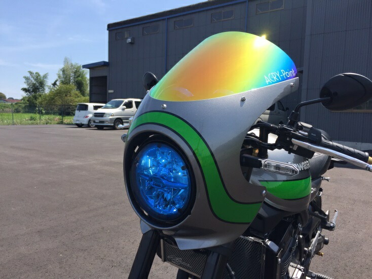 【楽天市場】ACRYPOINT アクリポイント ライトシールド ブルー Z900RS/CAFE KLS003：OCC netshop