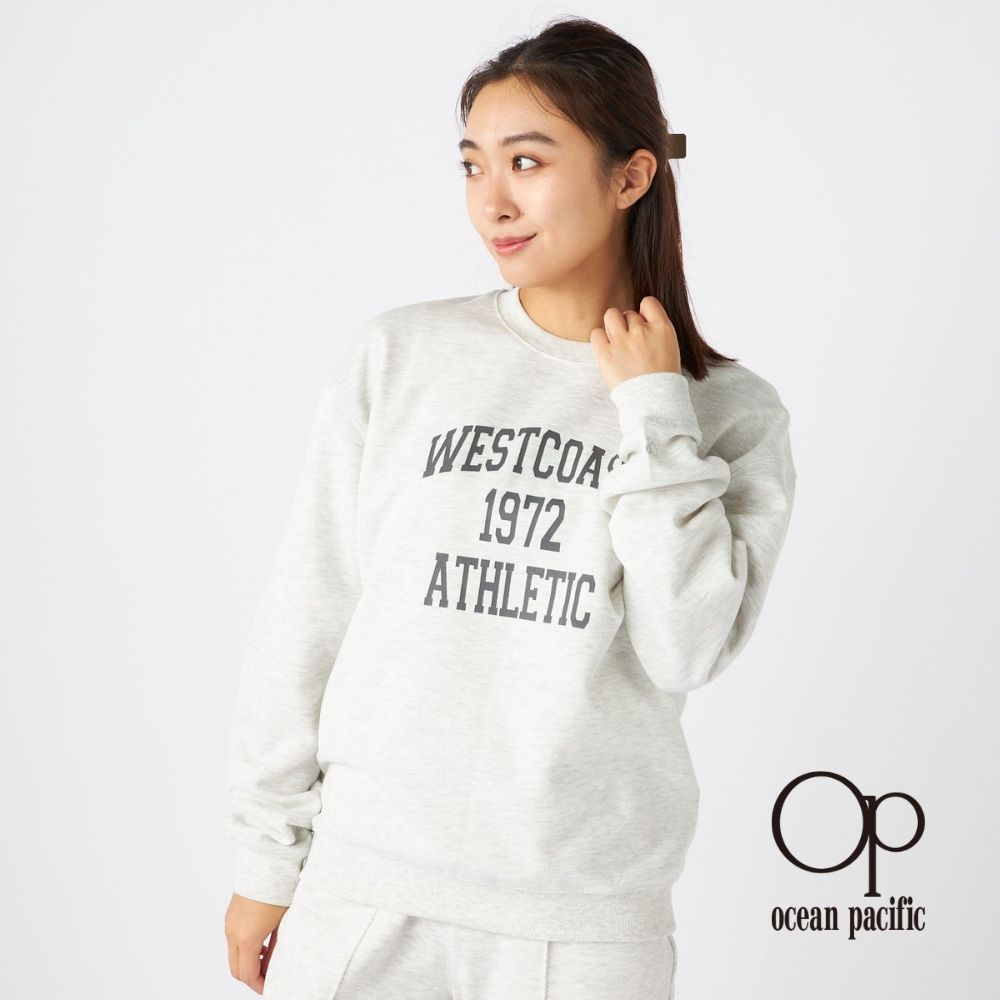 【楽天市場】OP ユニセックス 裏起毛ロゴスウェットクルー：オーシャンウェブ