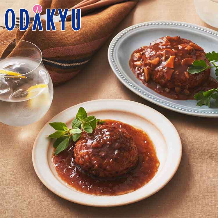 【楽天市場】お取り寄せ グルメ 産地直送 送料無料 [ RFFF ] 2種の味わい ハンバーグセット ｜ 指定日届※沖縄・離島へは届不可(直)：小田急百貨店楽天市場店