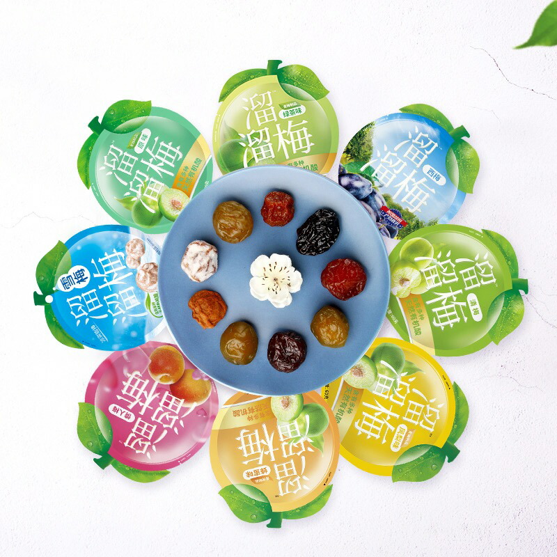 【楽天市場】「ランキング受賞！」 溜溜梅 リューリューメイ 話梅 個包装 干し梅 おやつ クエン酸 おつまみ 二日酔い対策：ODECHO