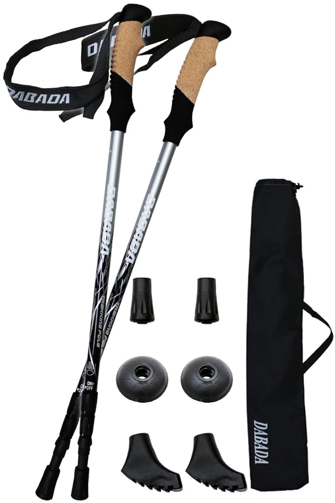 【楽天市場】【送料無料】DABADA ダバダ トレッキングポール カーボン 超軽量 アンチショック 2本セット 軽量175g 最少61cm：ざっかやクラシカ