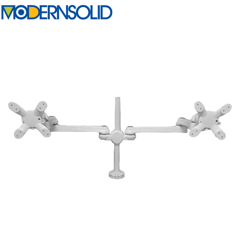 【楽天市場】MODERNSOLID モダンソリッド モニターアーム 水平多関節アーム エルゴノミクス 高耐久 クランプ固定 VESAマウント脱着タイプ モニター2画面モデル LA-515-1Q ...