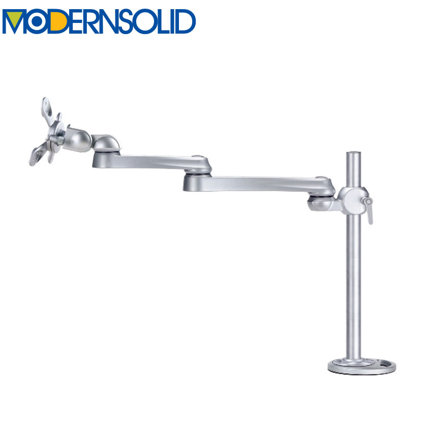 【楽天市場】MODERNSOLID モダンソリッド モニターアーム 水平多関節アーム エルゴノミクス 高耐久 グロメット固定 モニター1画面モデル VESAマウント脱着タイプ LA-52SC ...