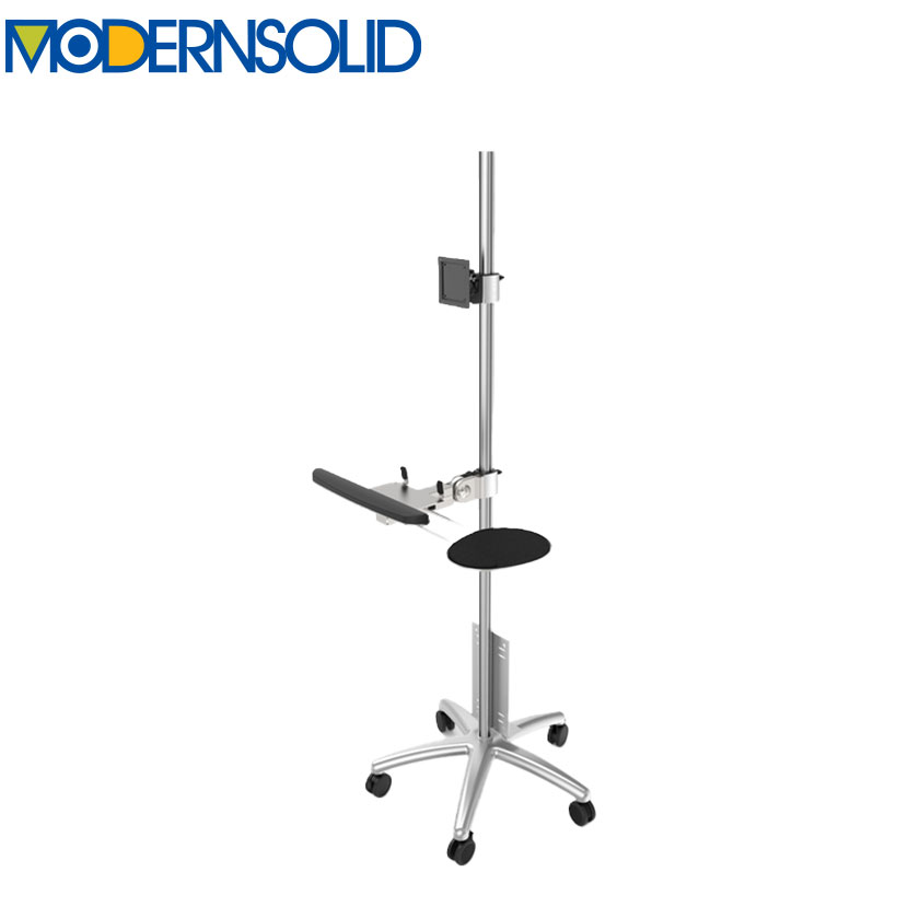 【楽天市場】MODERNSOLID モダンソリッド 移動式ワークステーション エルゴノミクス 高耐久 立ち作業用 モニター1画面モデル PA-23D-4A：オフィス家具通販のオフィスコム