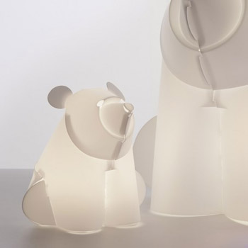 【楽天市場】ZZZOOLIGHT Bear Mini[ズーライト ベアー(クマ) ミニ][W12×D18×H12cm][電球色][2段階調光 ...