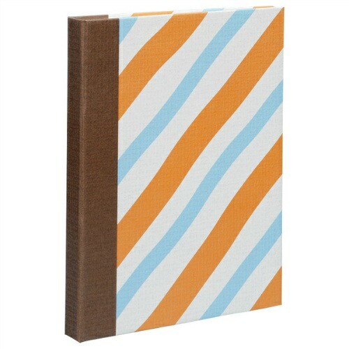 【楽天市場】【ナカバヤシ】 テイスティ 2段ポケットアルバム ストライプ ア-PL-102D-BR ブラウン 【アルバム】 【ポケット台紙 ...