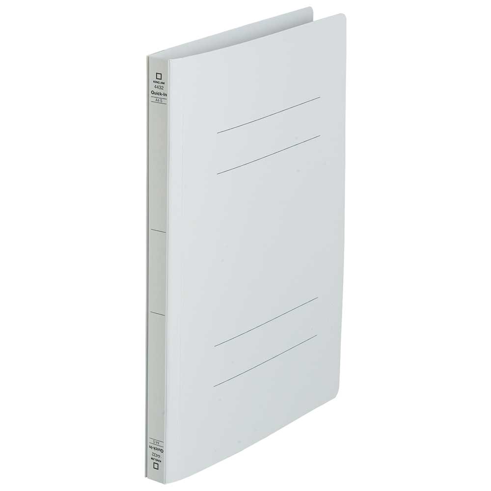 【楽天市場】フラットファイル クイックイン〈PP〉 グレー 4432-GY キングジム：アルバムとママ雑貨の店オフィス31